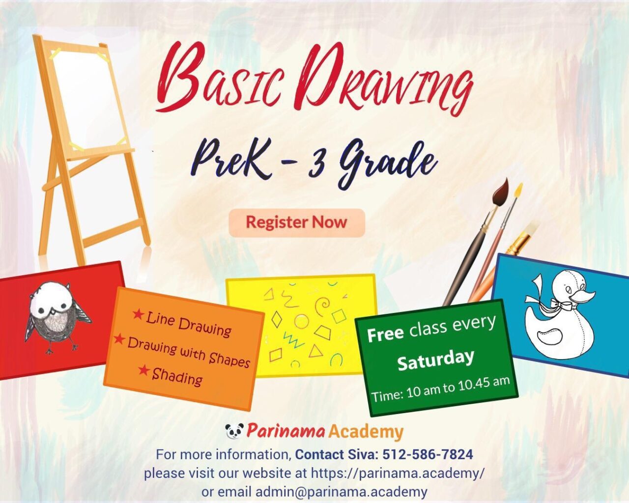 Free drawing classes - Parinama Academy